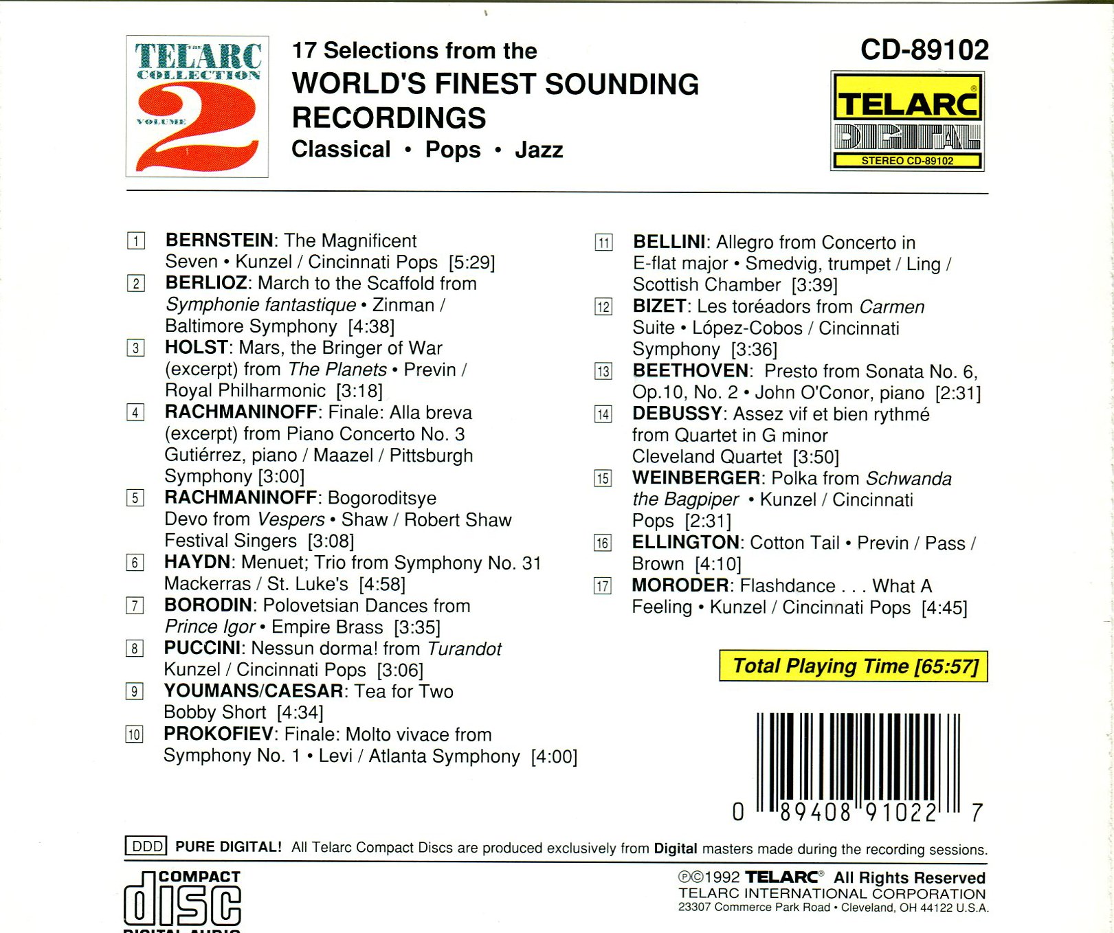 The Telarc Collection, Volume 2 (CD)