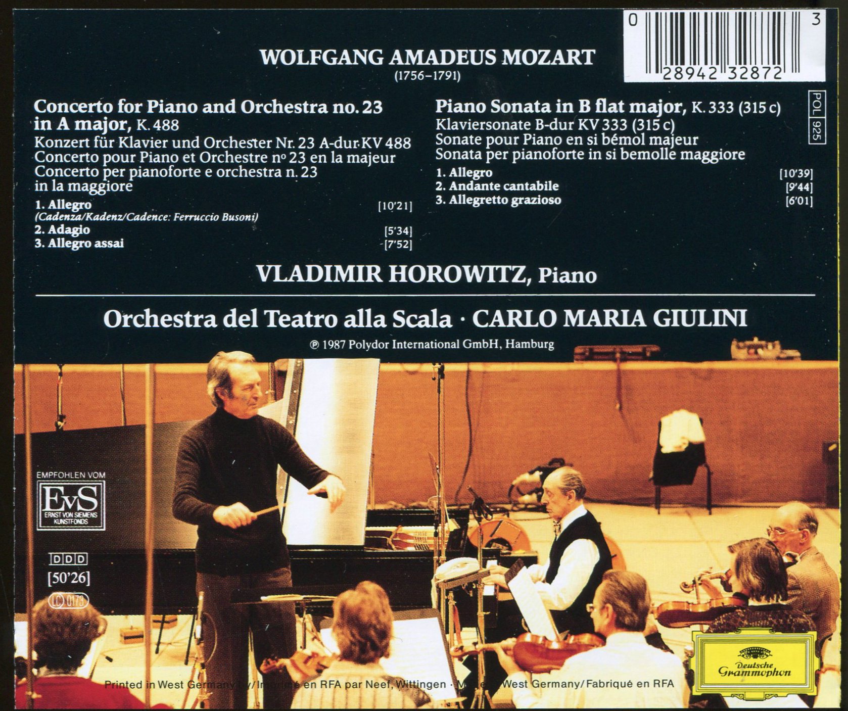 Horowitz Plays Mozart (CD)