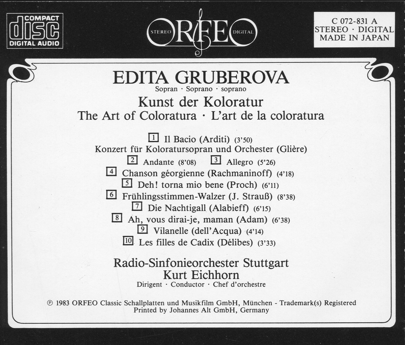 The Art of Coloratura (CD)