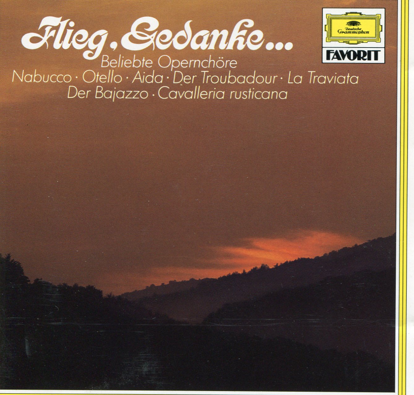 Flieg, Gedanke-Beliebte Opernchöre (CD)