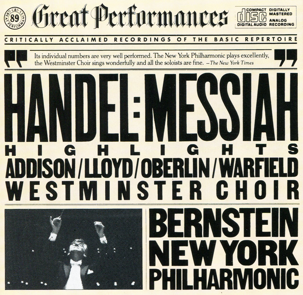 Messiah (Highlights) (CD)