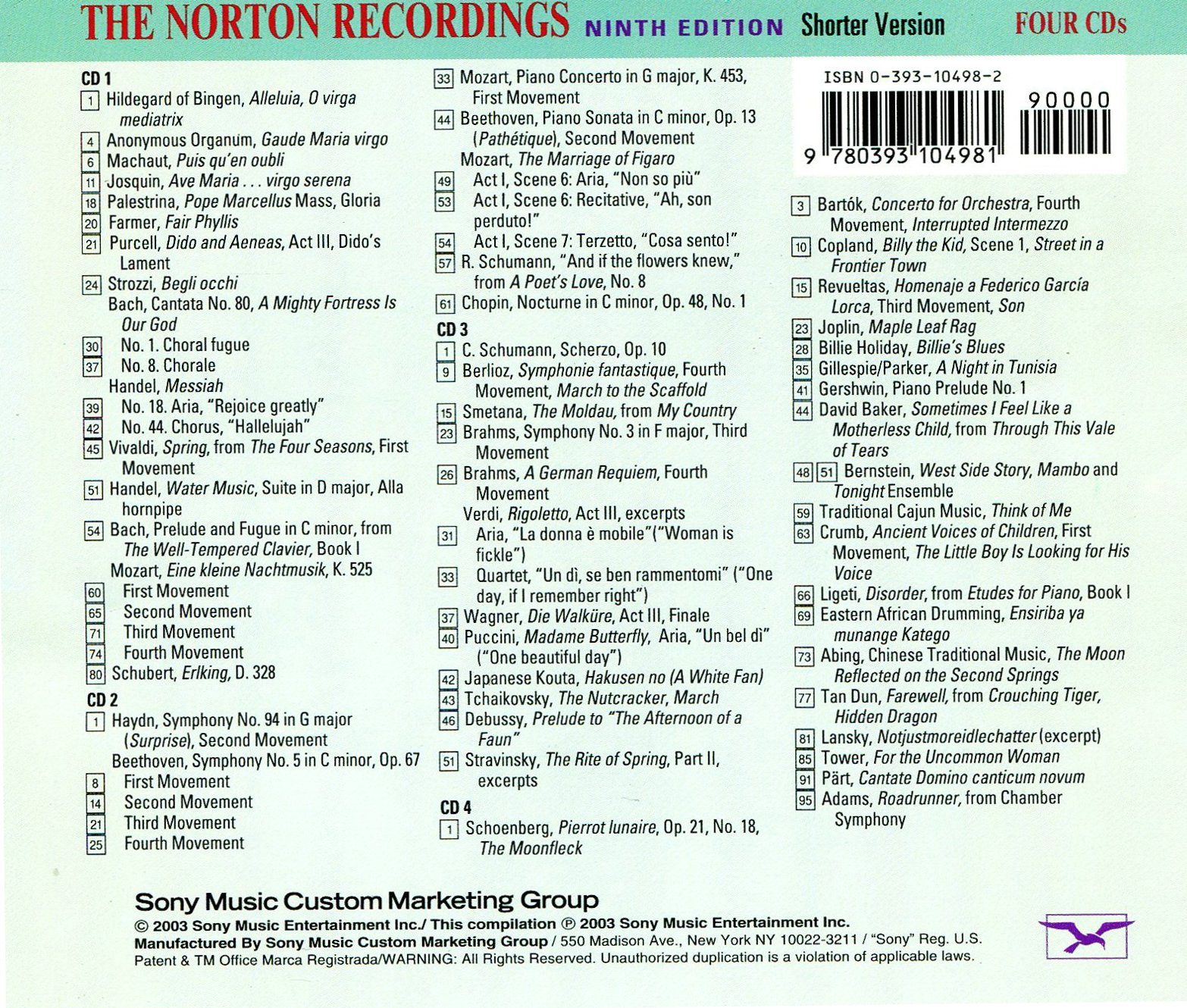 The Norton Recordings (CD3)
